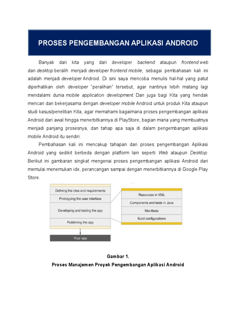 Proses Pengembangan Aplikasi | PDF