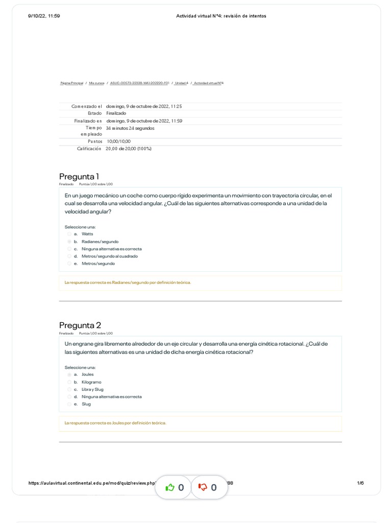 Actividad Virtual 4 Dinamica | PDF | Frecuencia | Velocidad