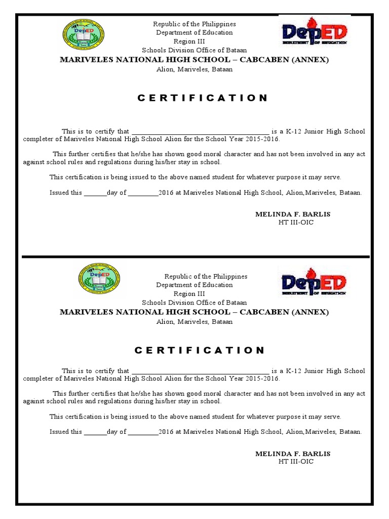 Certification k-12 | PDF