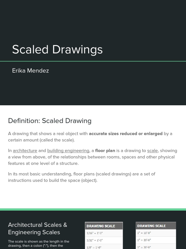Scaled Drawing Guide | PDF