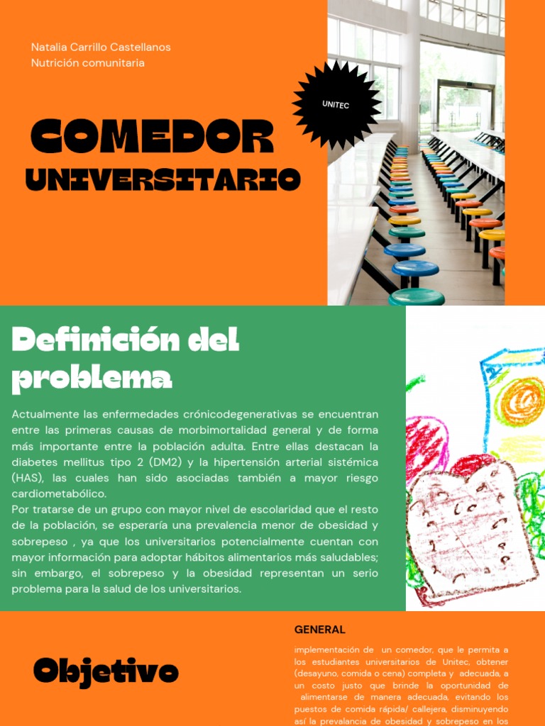 Comedor Universitario | PDF | Obesidad | Alimentos