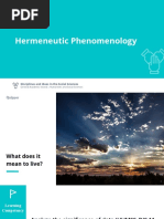 Phenomenological Research Question Examples | PDF