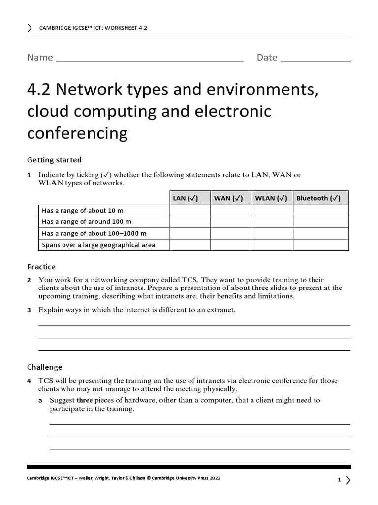 Igcse Ict 3ed TR Ws 4 2 | PDF