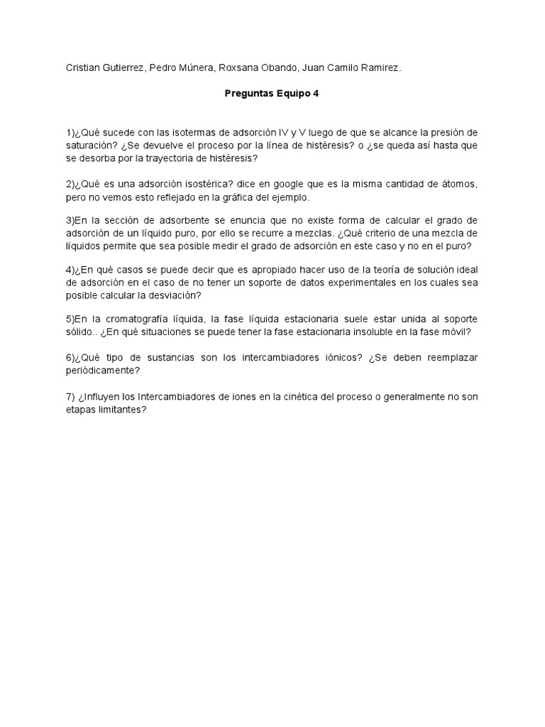 Preguntas Clase 6 | PDF