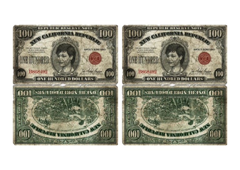NCR 100 Dollars Printable | PDF