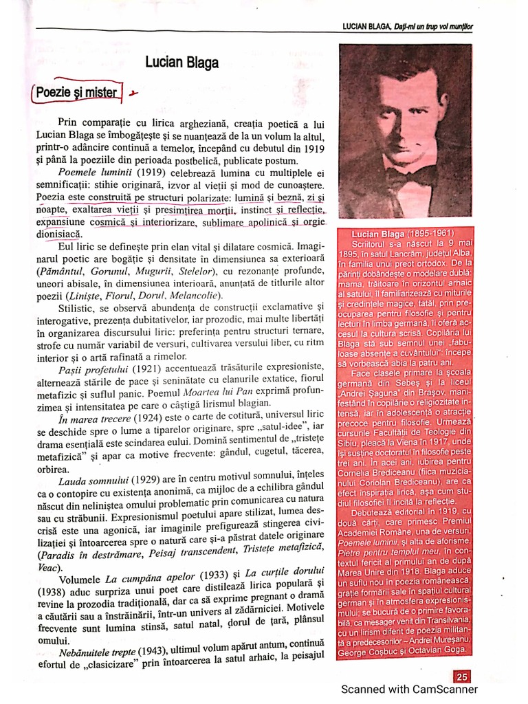 Lucian Blaga | PDF