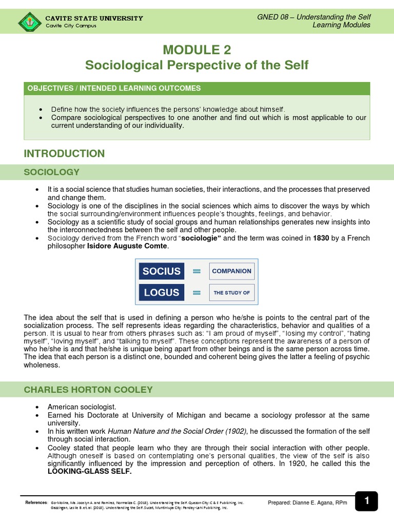UTS Module 2 | PDF | Sociology | Psychological Concepts