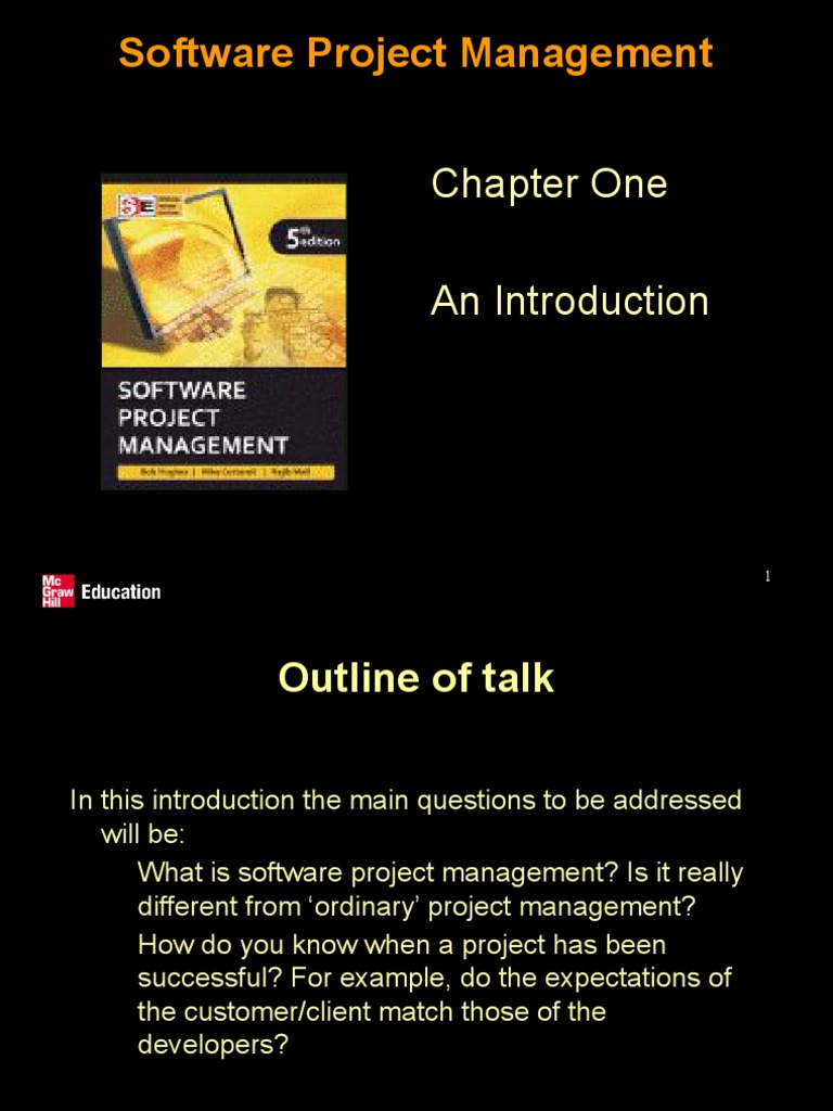 Ch01 Introduction To SPM | PDF | Project Management | Software Testing