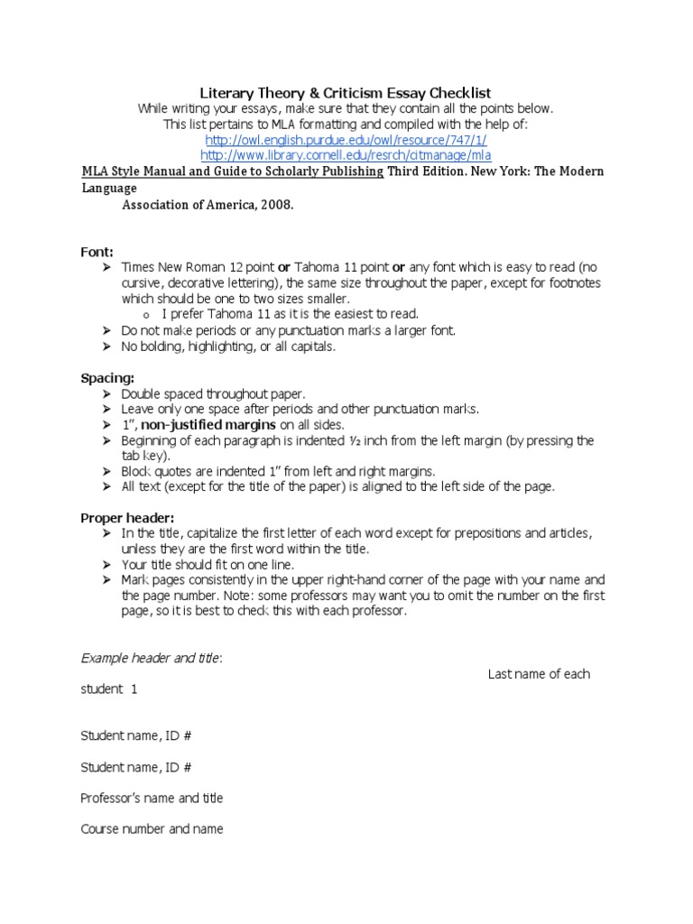 MLA Style Manual and Guide To Scholarly Publishing Third Edition. New York: The Modern Language ...