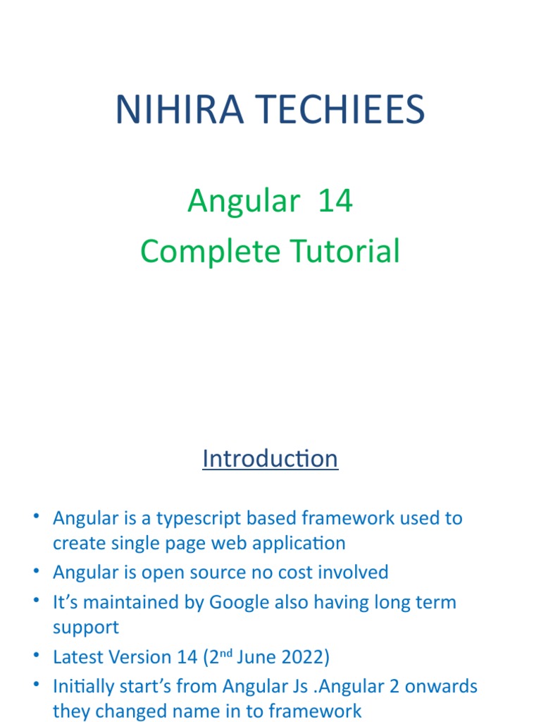 Angular 14 | PDF | Command Line Interface | Software Engineering