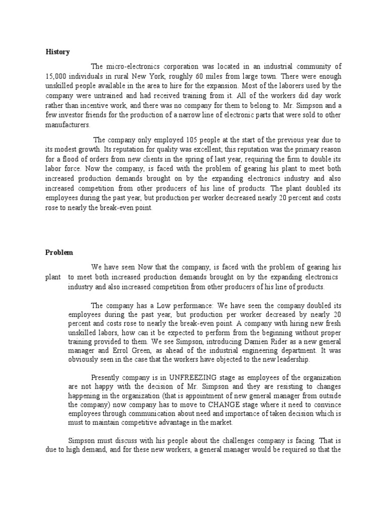 Script | PDF | Leadership | Employment