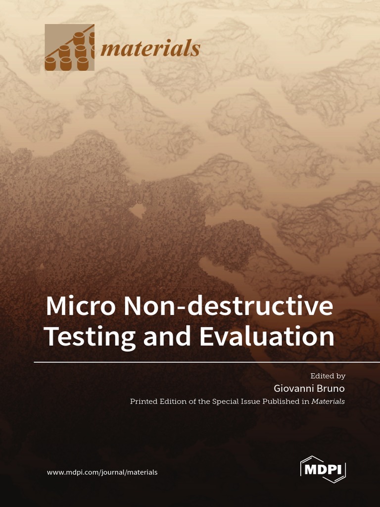 Micro Non-Destructive Testing and Evaluation: Giovanni Bruno | PDF ...