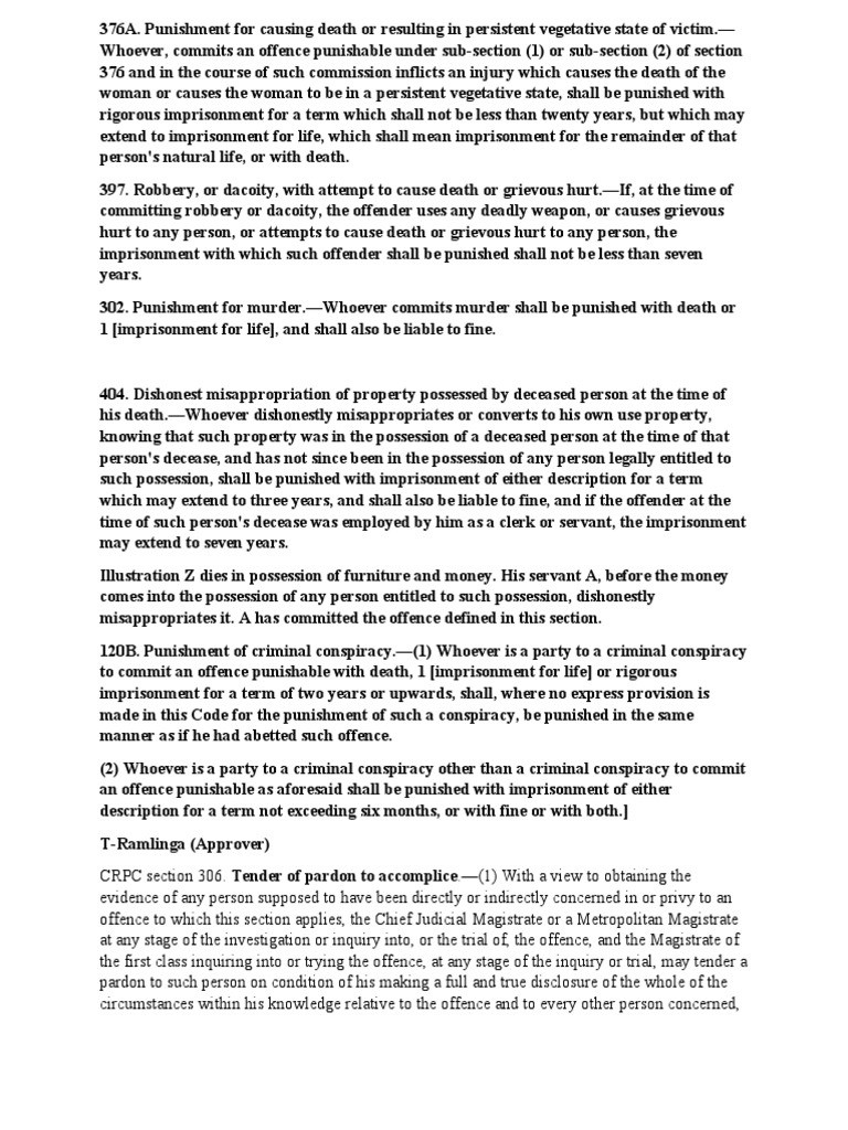 376A - CRPC &IPc | PDF | Magistrate | Justice