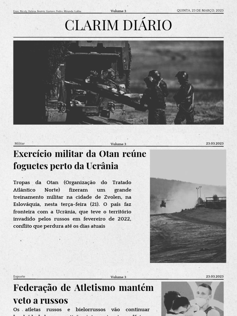CLARIM DIÁRIO (1) | PDF