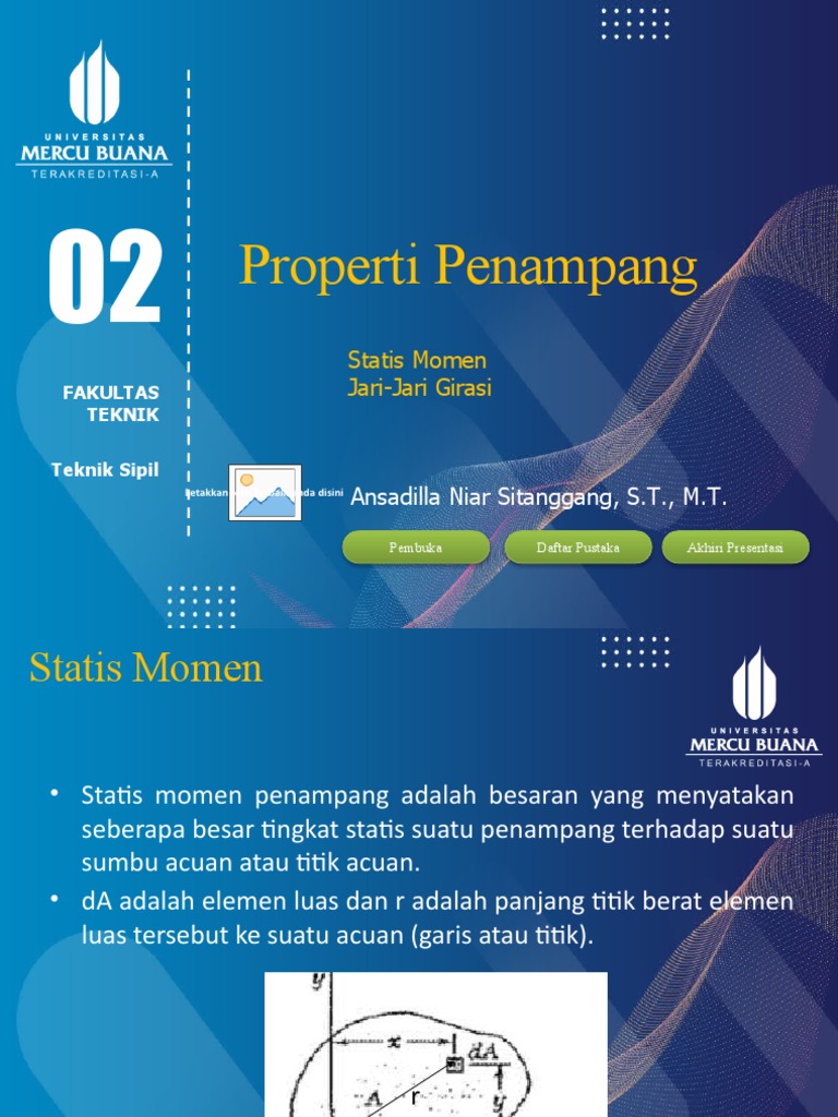 Statis Momen Dan Jari-Jari Girasi | PDF