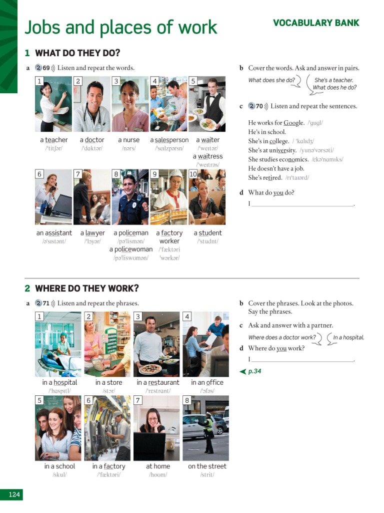 1-American English File Starter Book-127 | PDF