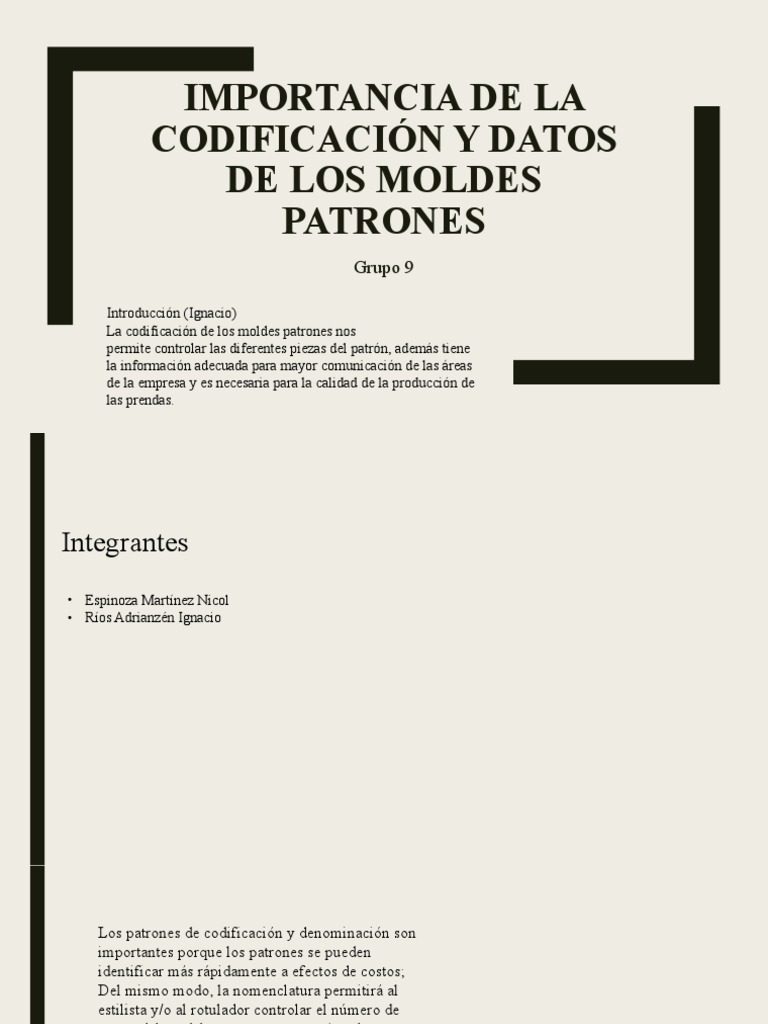 Importancia de La Codificación (Para Practica) | PDF