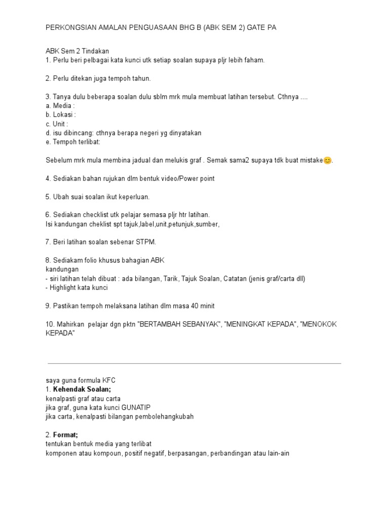 Perkongsian Amalan Penguasaan Abk Sem 2 Pdf