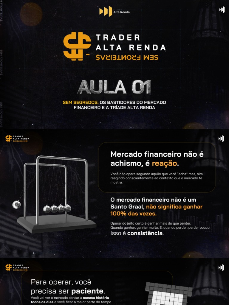 2023 - Material Complementar Aula 1 - Imersão Trader Alta Renda Sem Fronteiras | PDF | Mercado ...