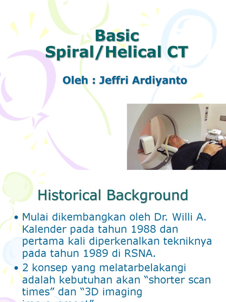 Basic Spiral CT | PDF