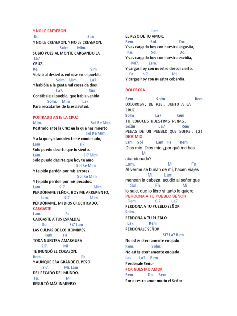 Y No Le Creyeron | PDF