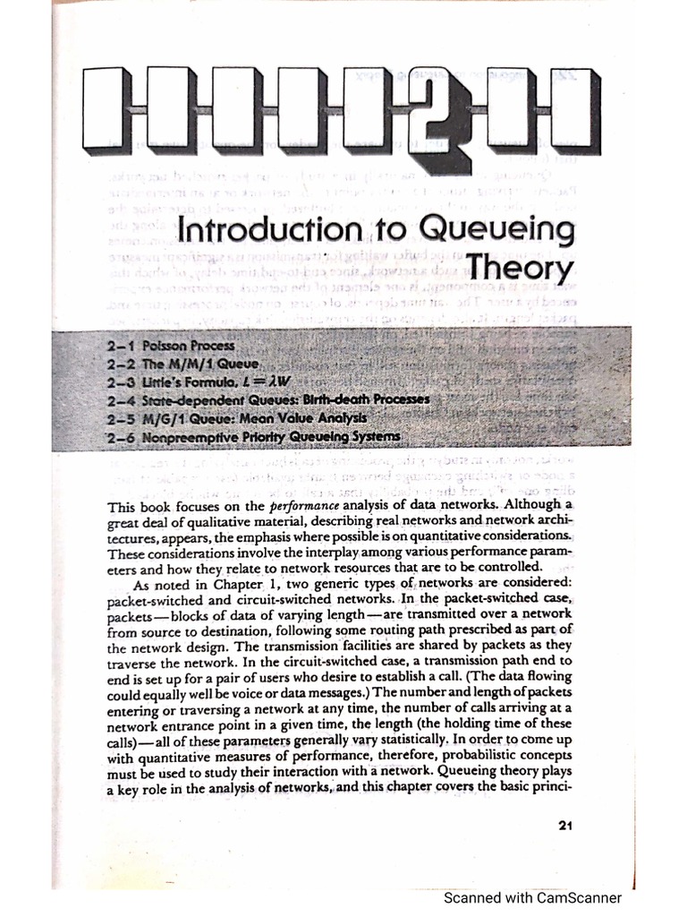 Queuing Theory M.Schwartz | PDF