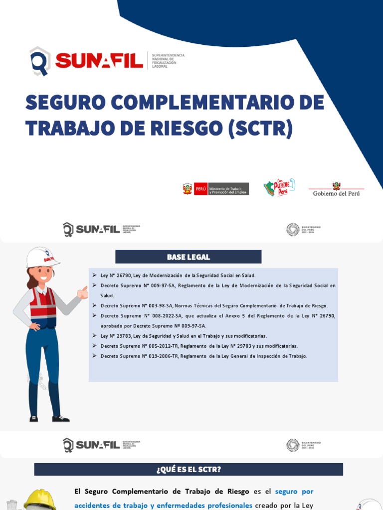 Seguro Complementario de Trabajo de Riesgo (SCTR) | PDF