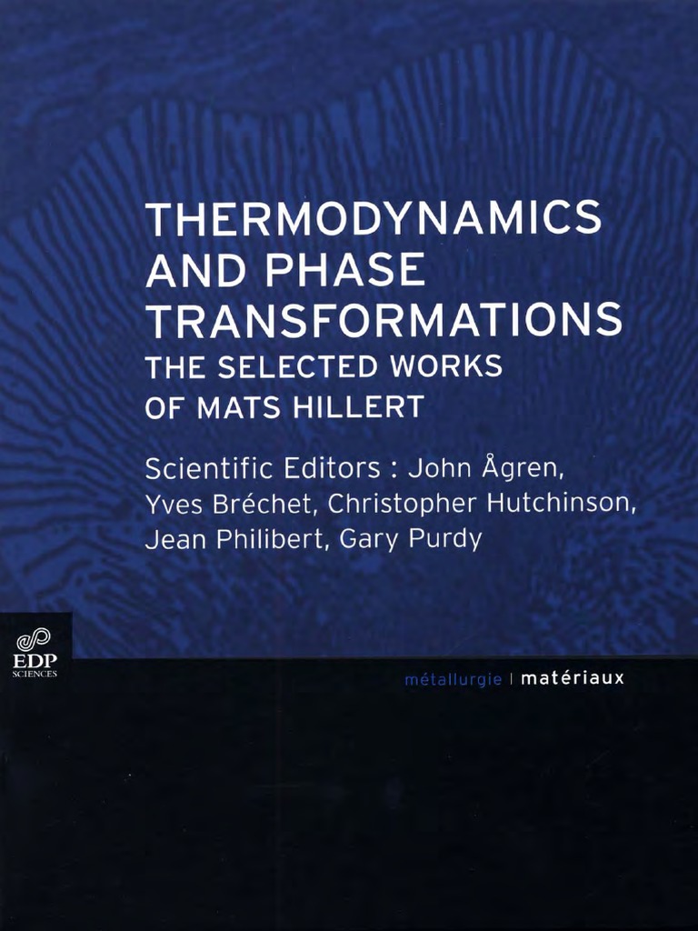 BOOK Thermodynamics and Phase Transformations-The Selected Works of ...