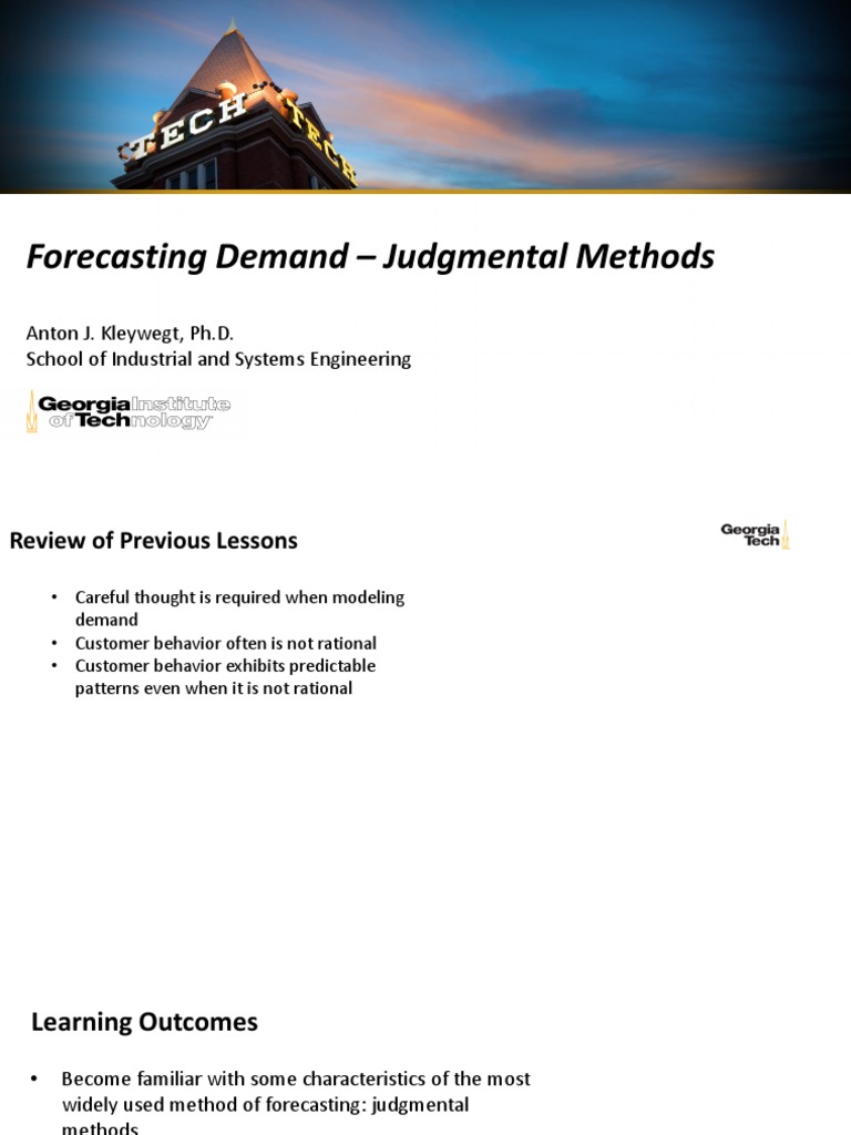 Judgmental Methods Download Free Pdf Forecasting Expert