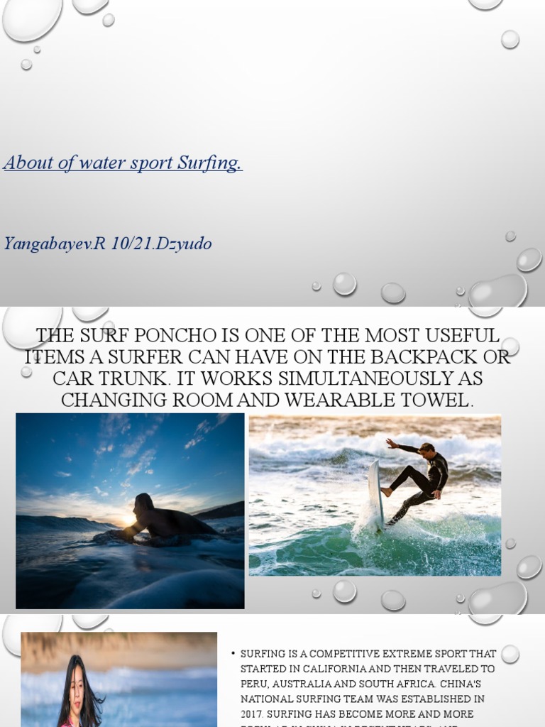 About of Water Sport Surfing Y.ravshanbek | PDF | Outdoor Recreation | Hawaii