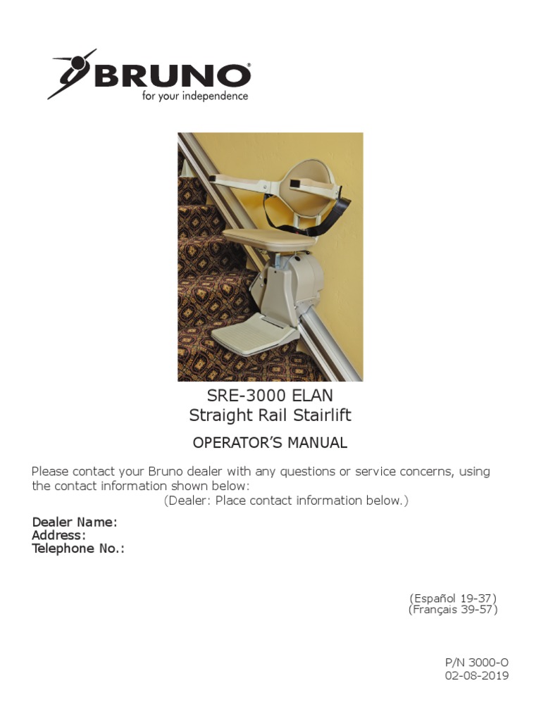 Bruno Sre 3000 Installation Manual Pdf