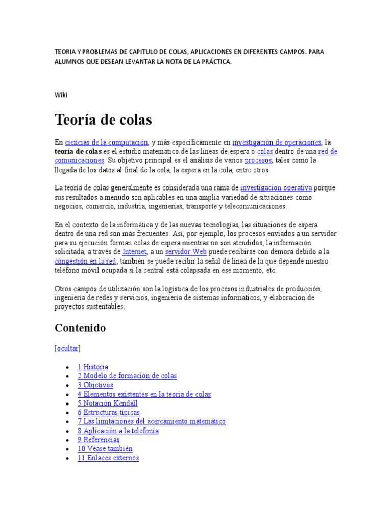 Colas | PDF