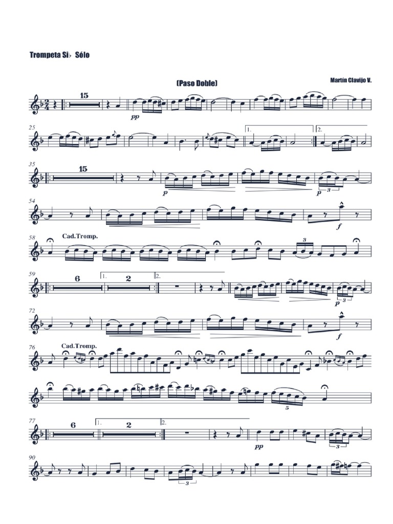 Siempre en Verano Pasodoble | PDF