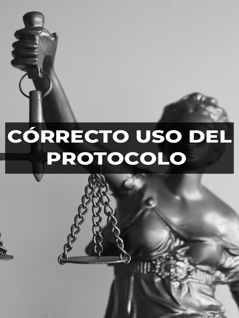 Capítulo 1 Correcto+uso+del+protocolo | PDF | Nutrición | Dieta y nutrición