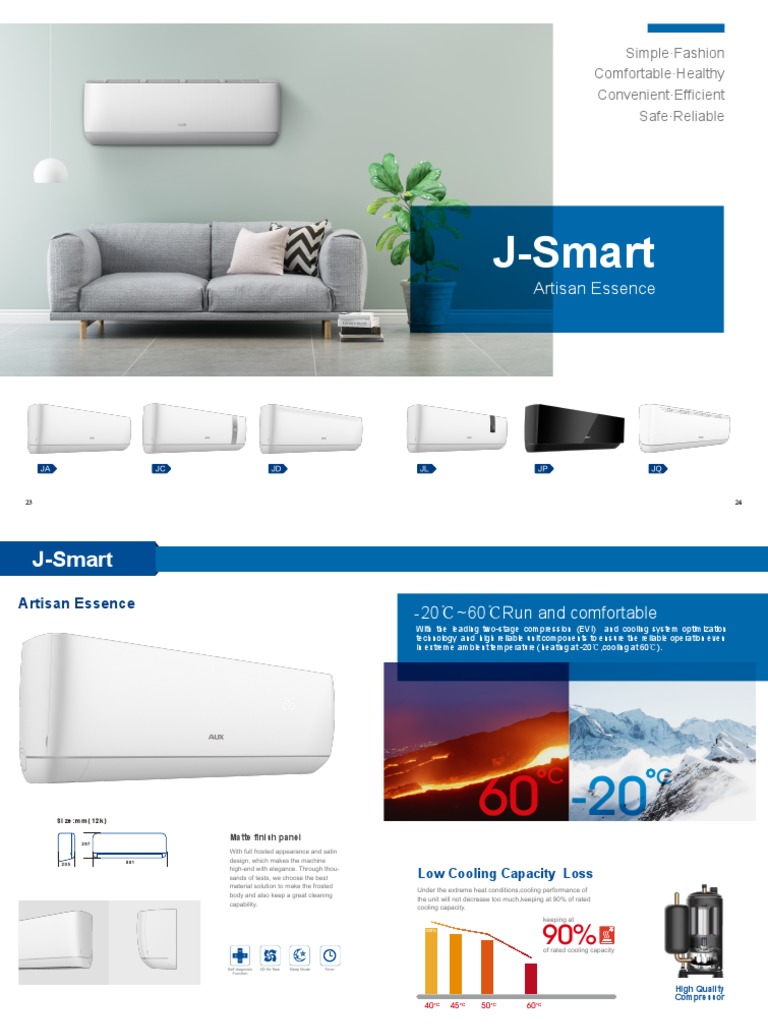 Catálogo 1 AUX | PDF | Air Conditioning | Electrical Engineering