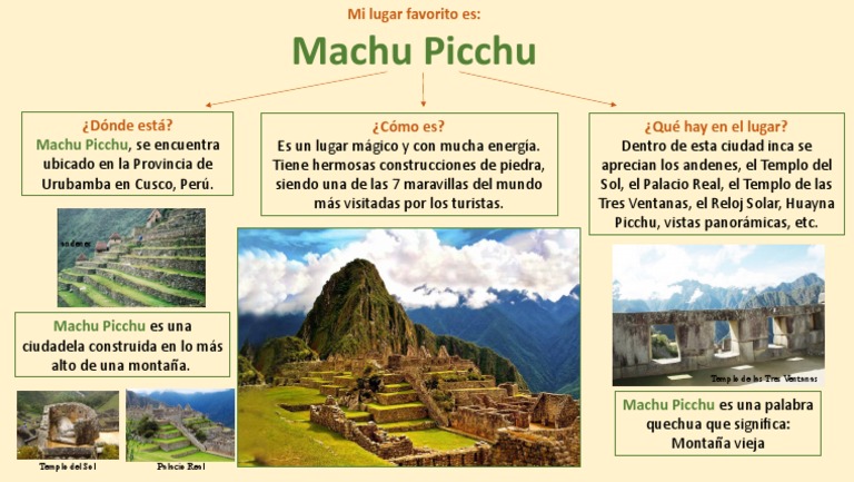 Comunicación - Afiche - Machu Picchu | PDF
