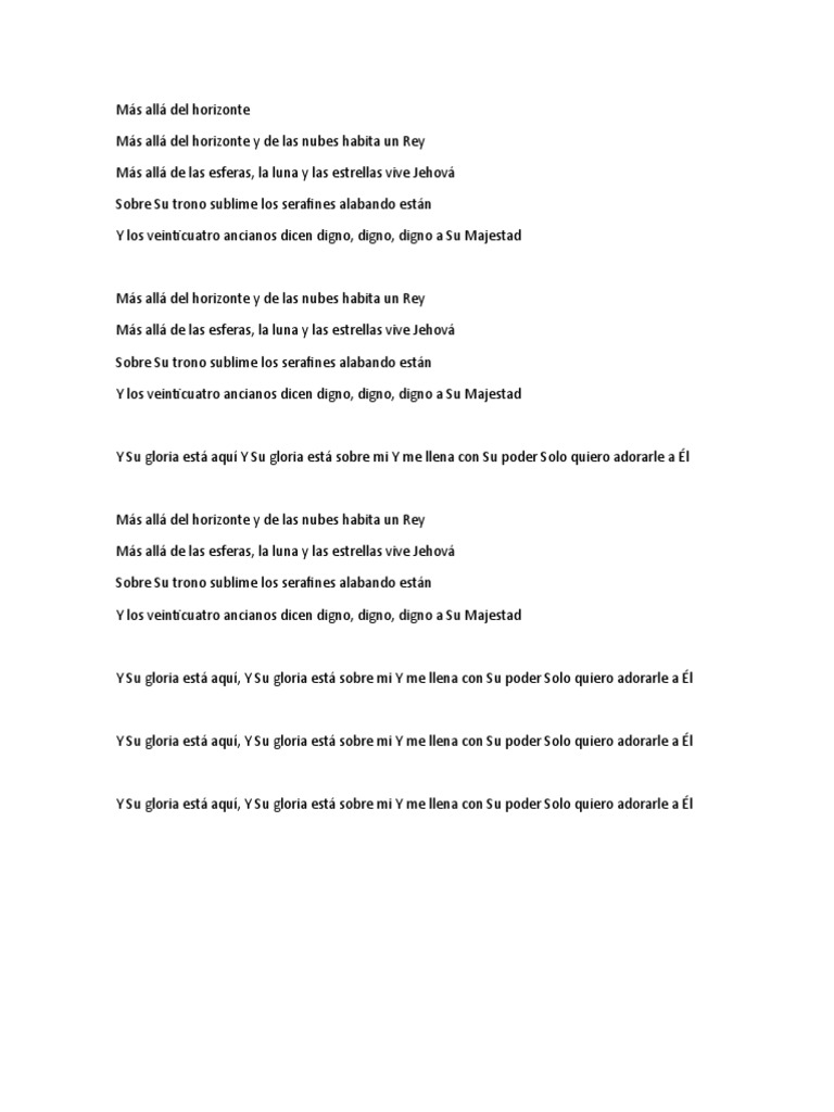 Más Allá Del Horizonte | PDF