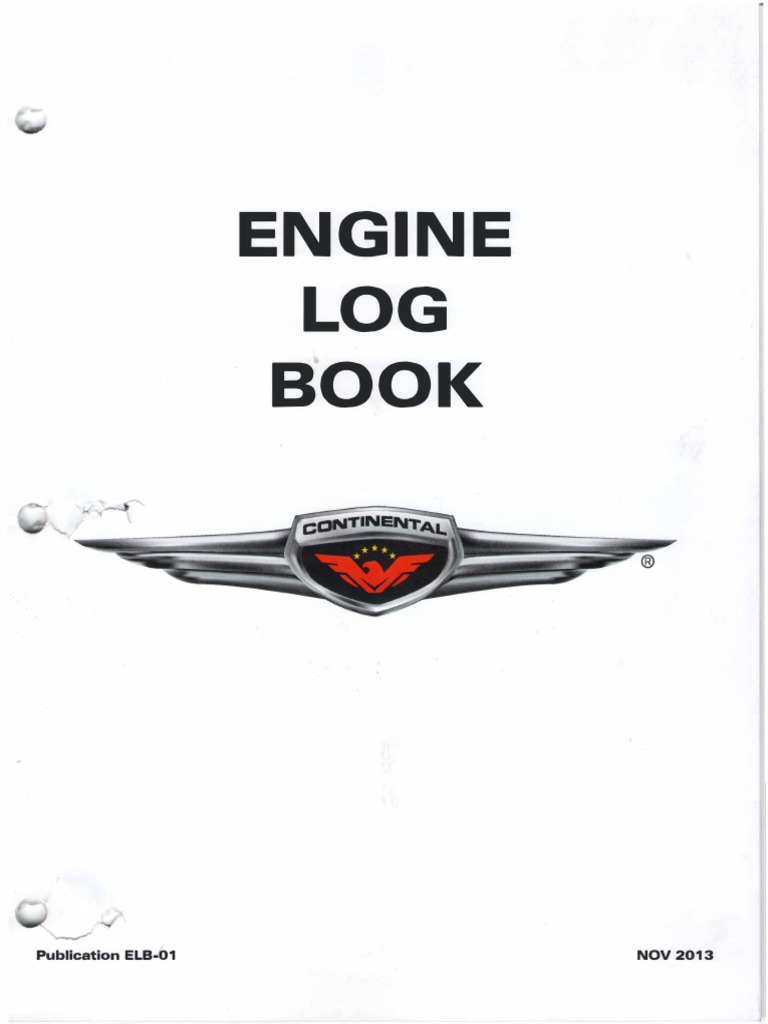 Engine Log Book: Publication Elbio1 | PDF | Aviation