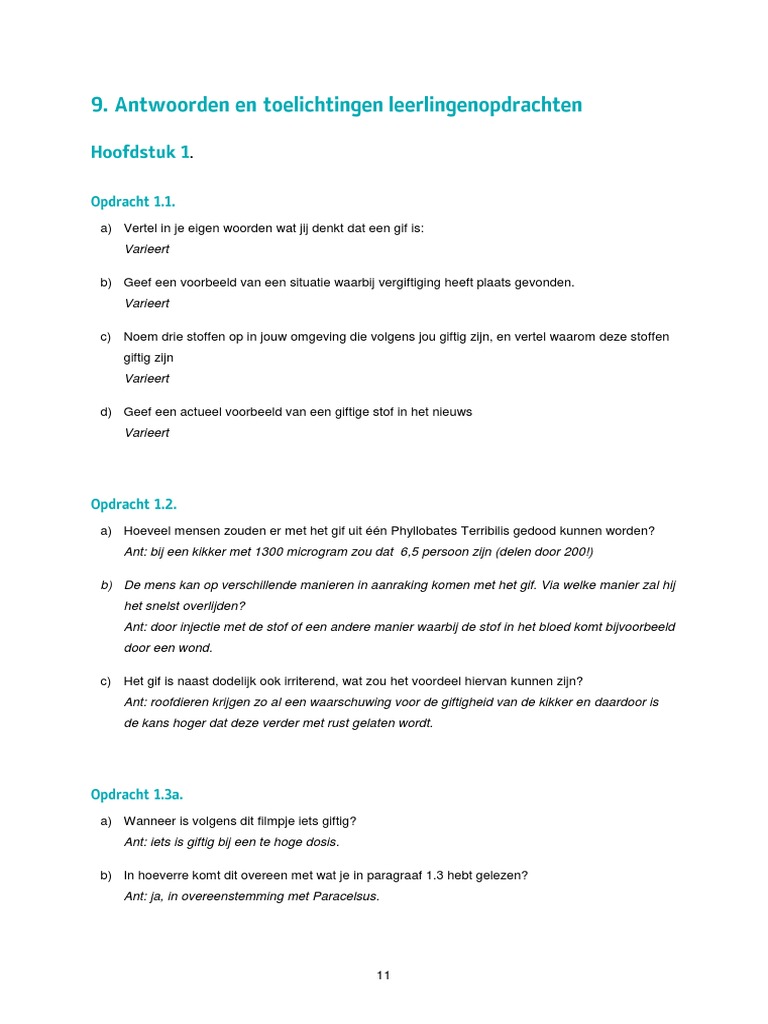 Schat Je Risico Antwoorden - 1.1 | PDF
