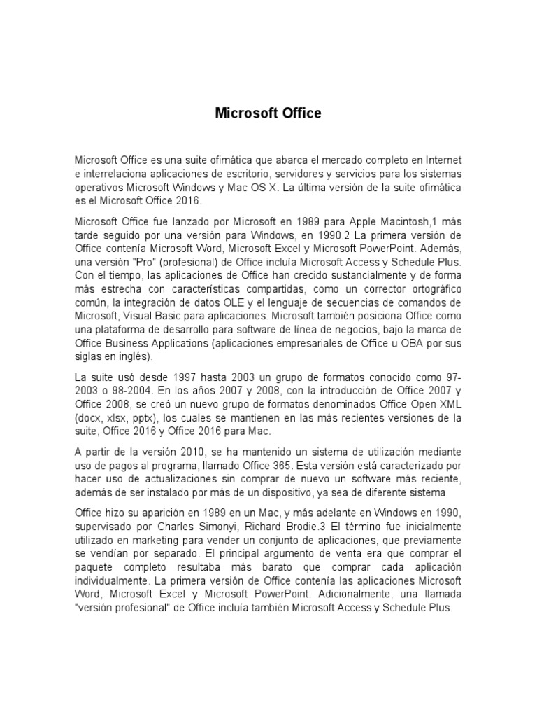 Teoria Informatica | PDF | Microsoft Office | Software de Microsoft
