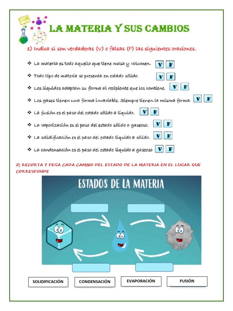 Solidificación Condensación Evaporación Fusión | PDF