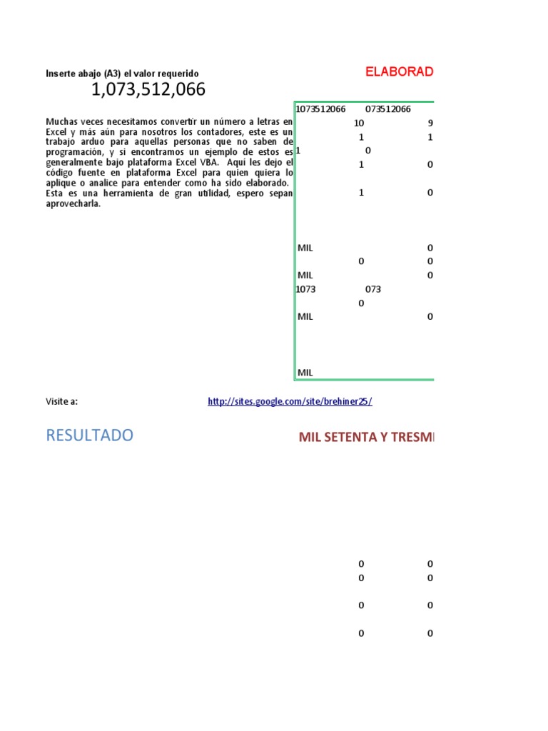 Convertidor de Numeros A Letras | PDF