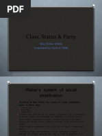 Max Weber's Conflict Theory Explained | PDF | Max Weber | Social Status