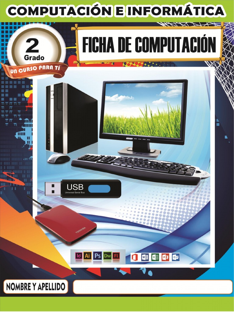 Ficha Computación - 2do Grado | PDF | Mac OS | Almacenamiento de datos de la computadora