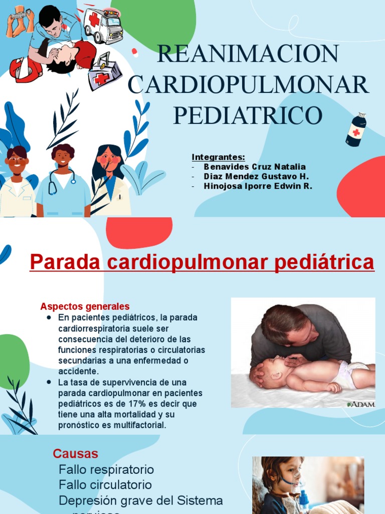 RCP en Pediatricos | PDF | Reanimación cardiopulmonar | Enfermedades y ...