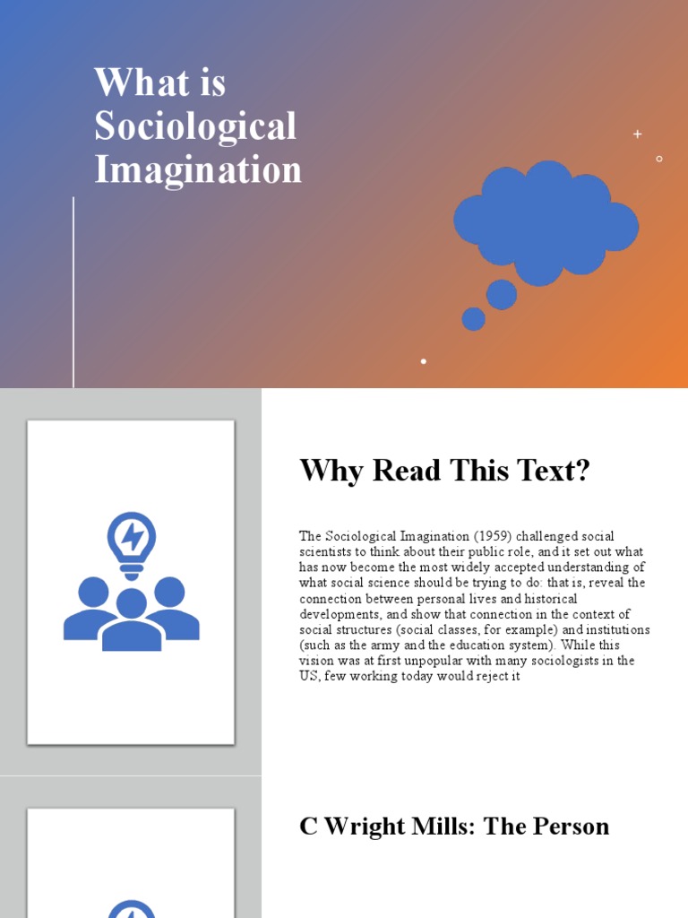What Is Sociological Imagination? | PDF | Sociology | Thought