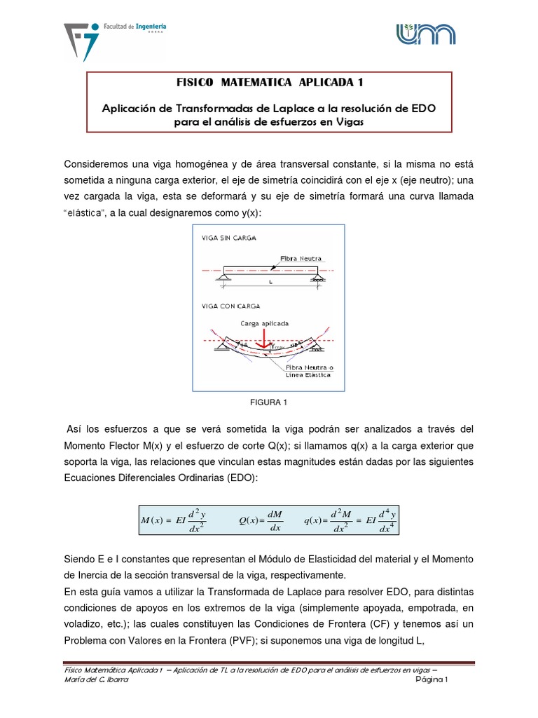 MA - Vigas | PDF | Viga (Estructura) | Ecuaciones