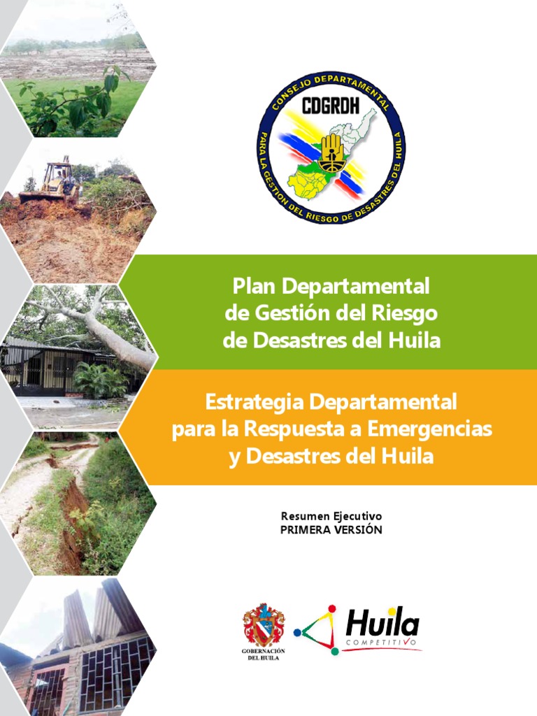 PDGRD - Edre Huila | PDF | Reducción de Desastres | Río