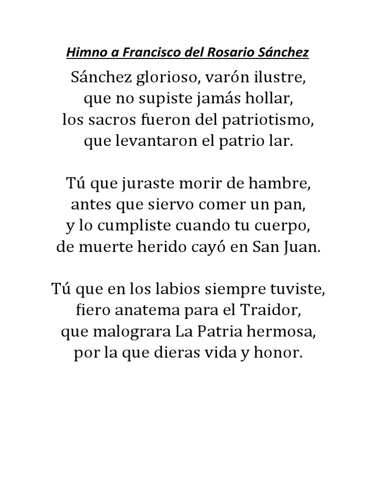 Himnos A Los Padres de La Patria | PDF