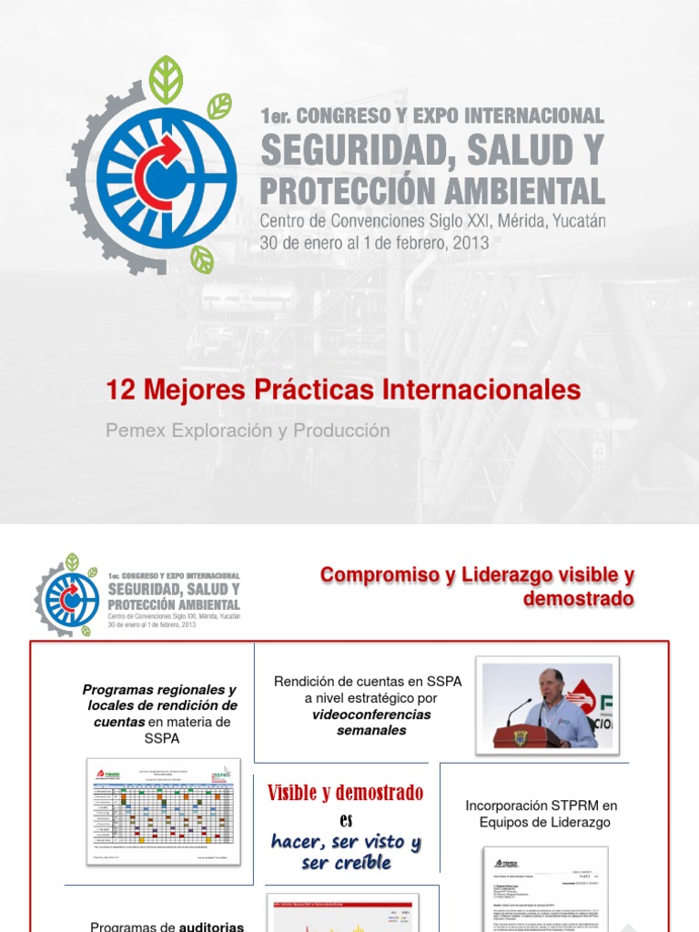 12 Mejores Prácticas SSPA en Pemex | PDF | Liderazgo